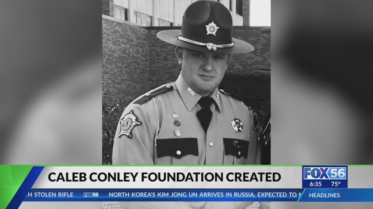 Foundation created to honor Officer Caleb Conley - YouTube