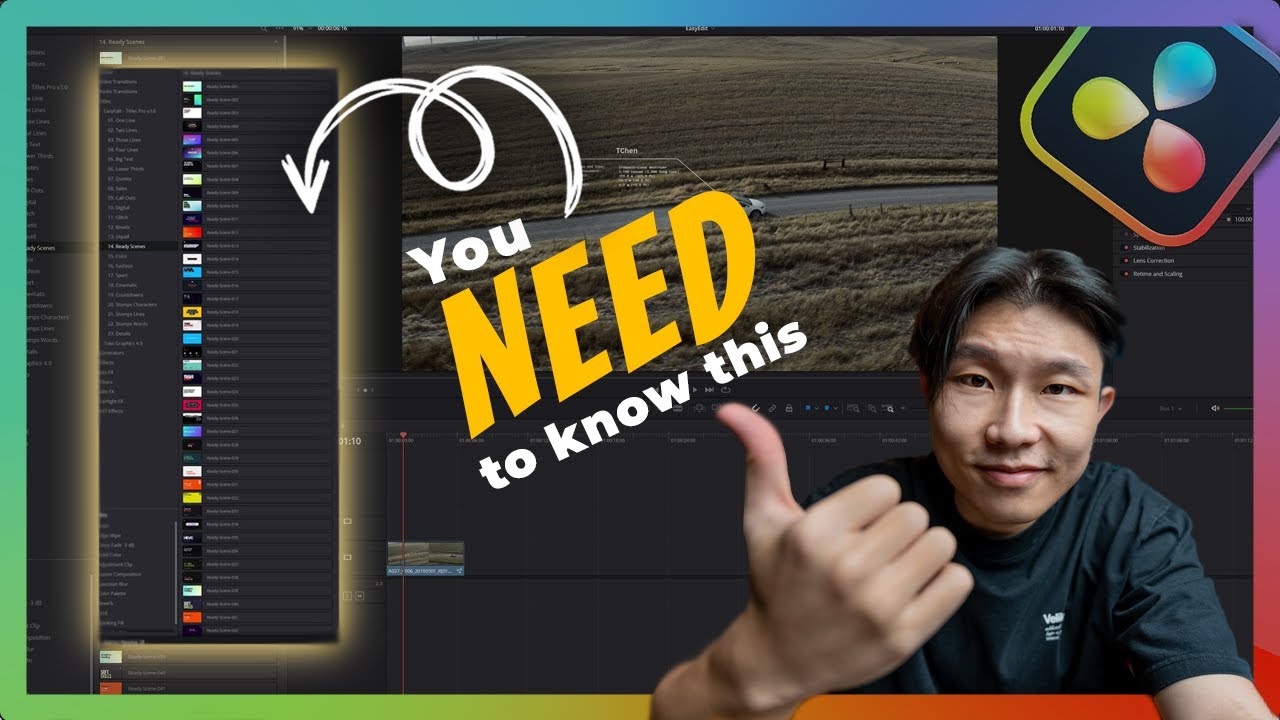The only Davinci Resolve Title pack you need | Giveaway | Davinci ...