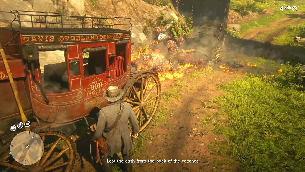 Red Dead Redemption 2 - Coach Convoy - YouTube
