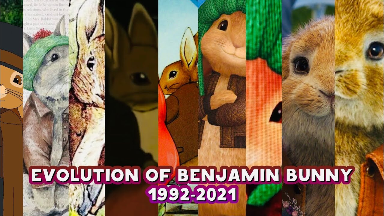 Evolution of Benjamin Bunny 1992-2021 - YouTube