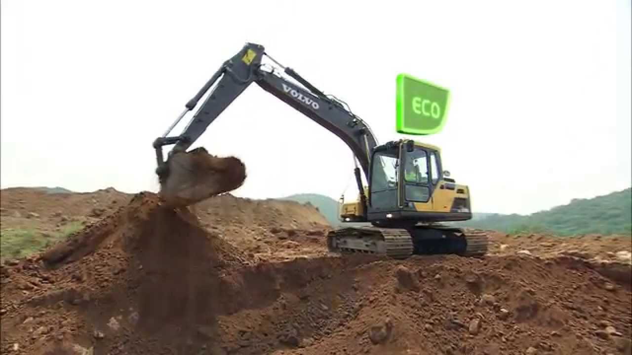 Volvo EC120D, EC140D - Fuel efficiency - YouTube