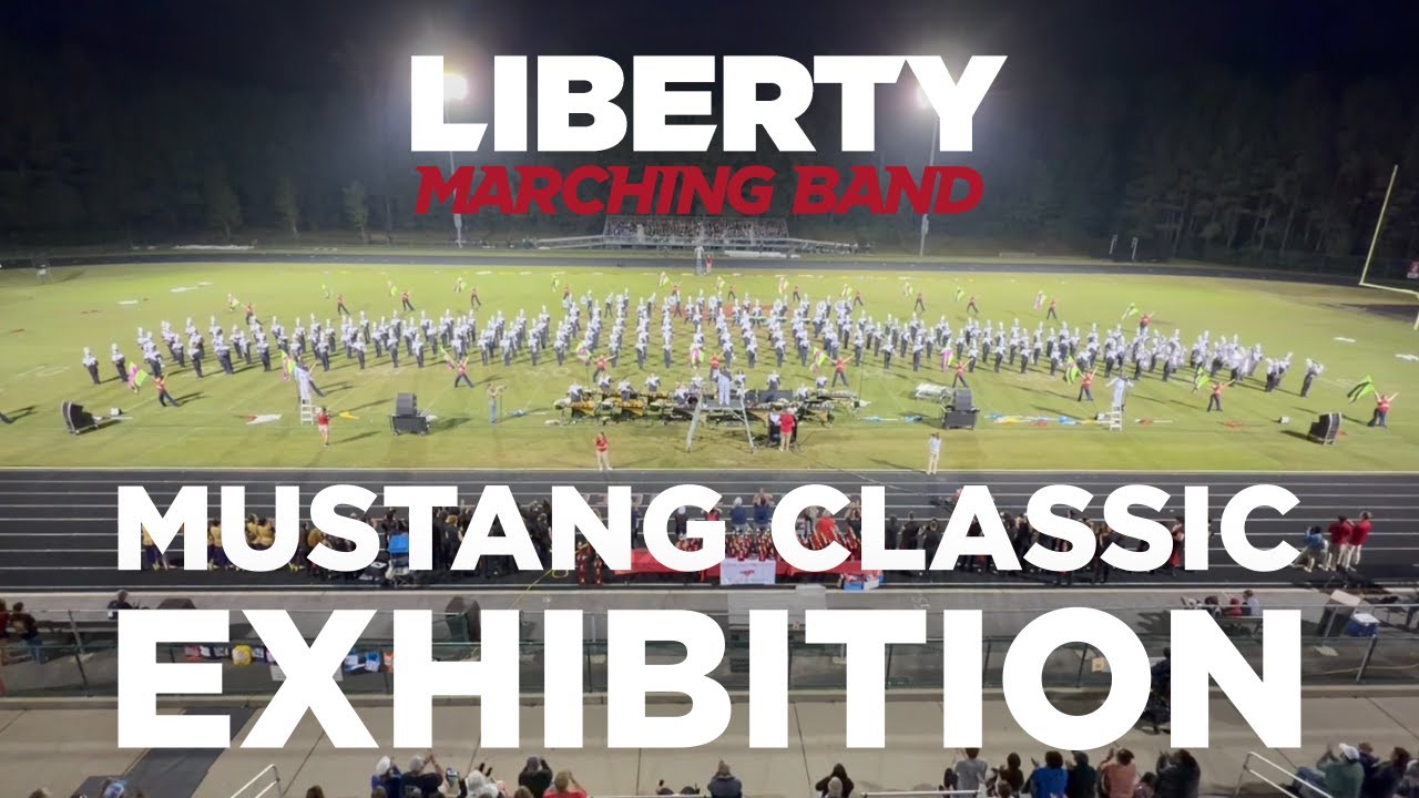 Liberty University Marching Band 2025 Mustang Classic Exhibition - YouTube