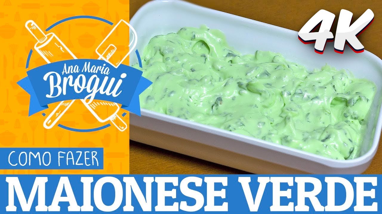 4K | COMO FAZER A MAIONESE VERDE DAS HAMBURGUERIAS | Remasterizado ...