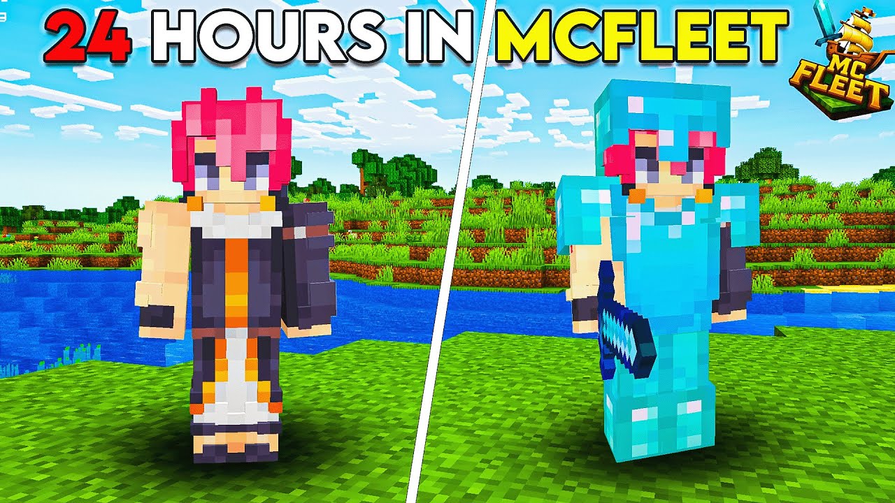 I Spent 24 Hours In MC Fleet Server.... - YouTube
