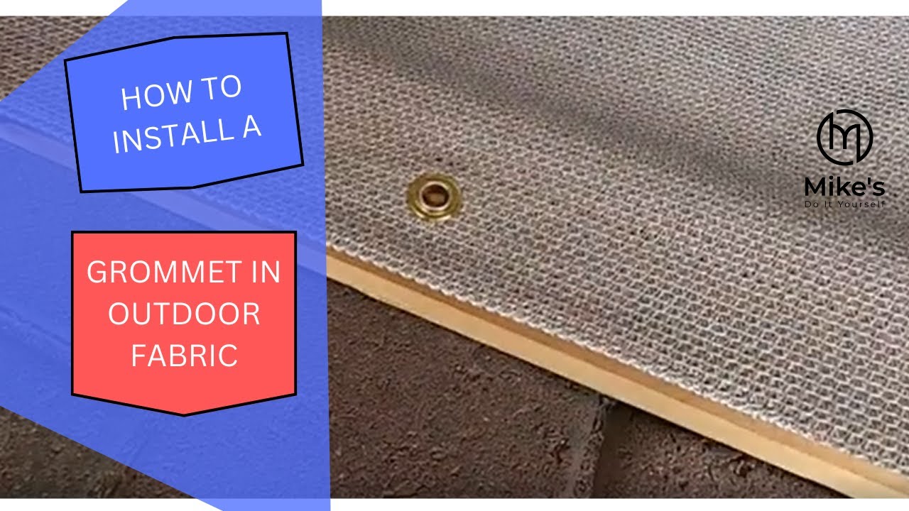 How to Install a Grommet - YouTube
