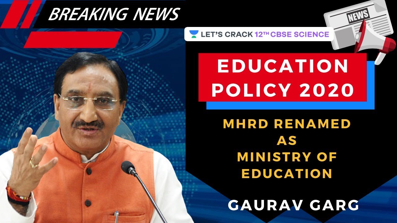 New School Education Policy 2020 12th Cbse Gaurav Garg Youtube