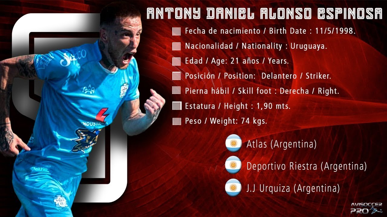 Antony Alonso #9 // Delantero - Striker // Goles - Goals // - YouTube