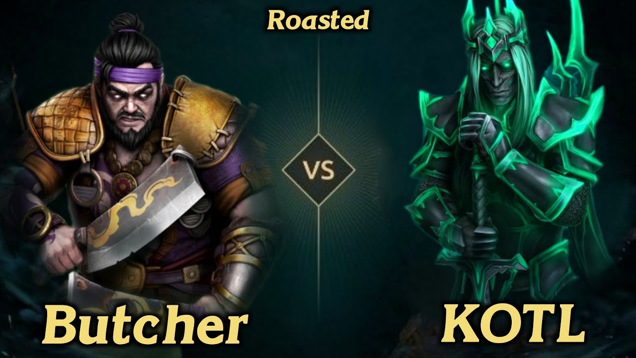 Shadow Fight 4 Arena - Butcher vs King of the legion - YouTube