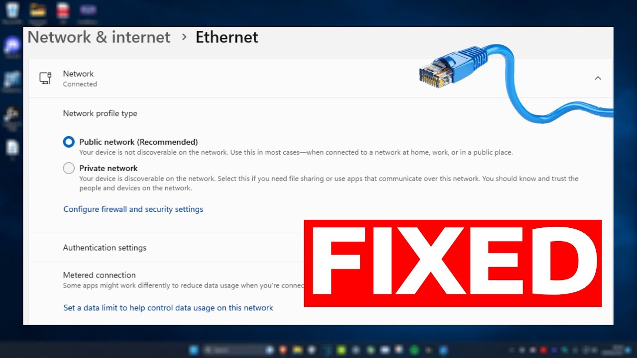 How To Fix Ethernet Connected But No Internet Access (2025) LAN Wired ...