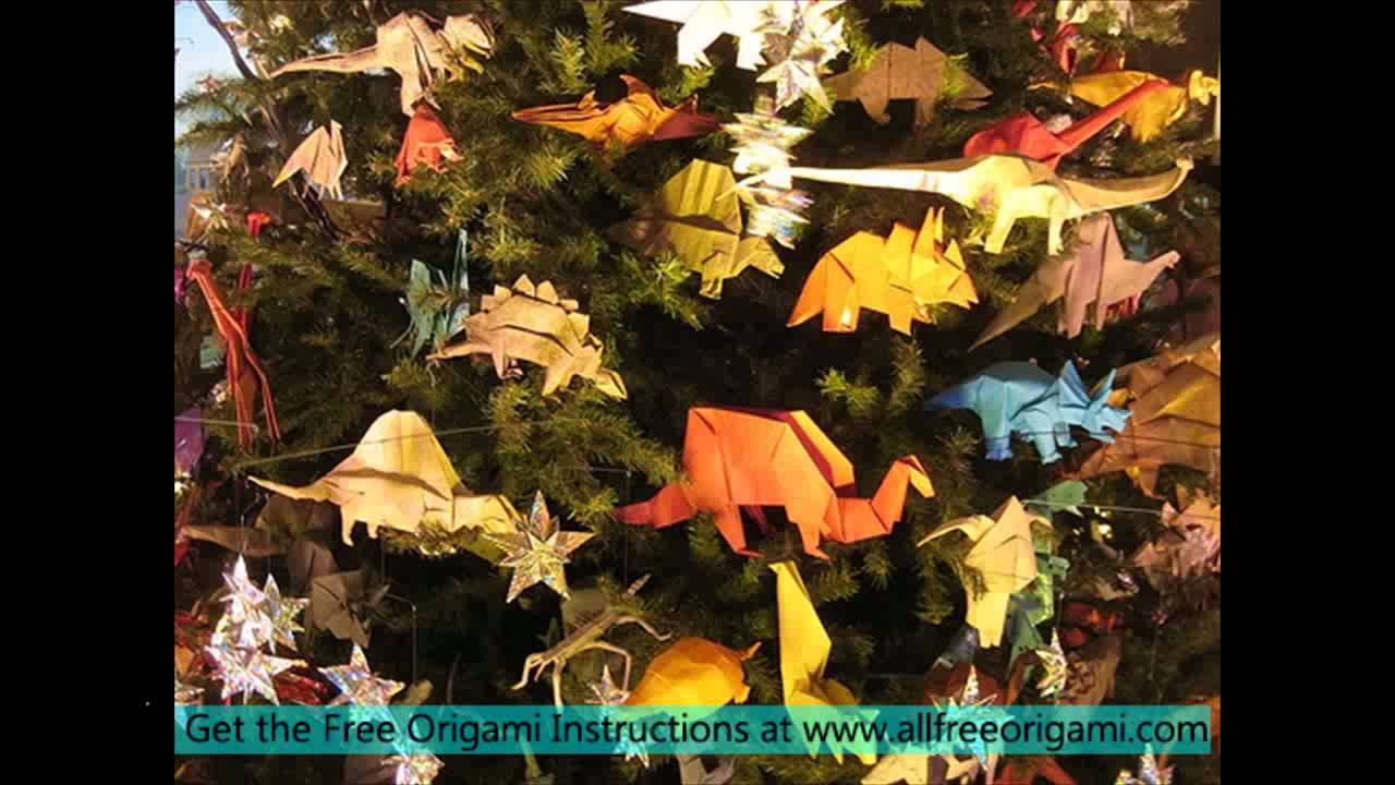 origami dinosaur ankylosaurus - YouTube