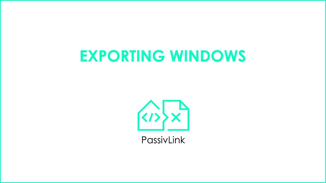 2 Revit to PHPP PassivLink: Window export - YouTube