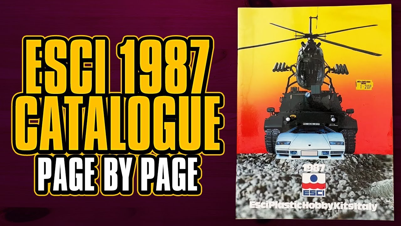 ESCI Catalogue 1987 Page by Page (Vintage Scale Model Catalog) - YouTube