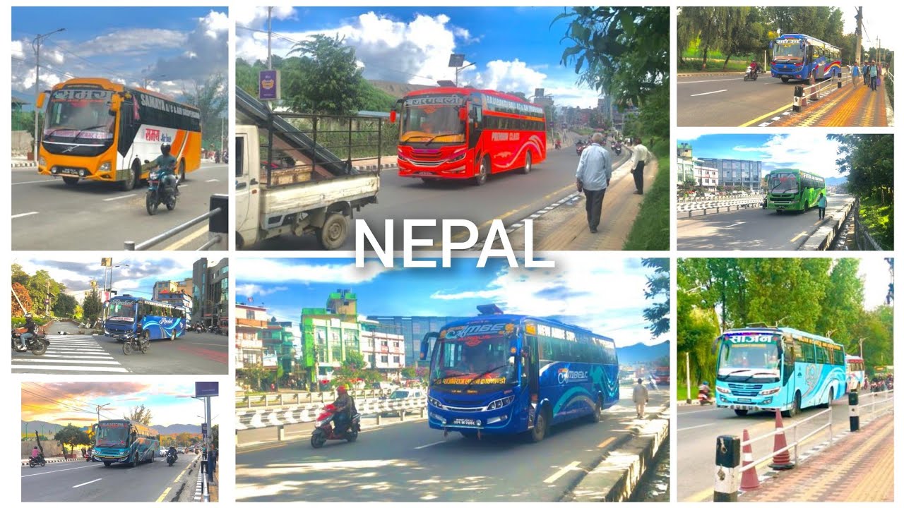Buses of Nepal.| Night bus of Nepal |travel bus - YouTube
