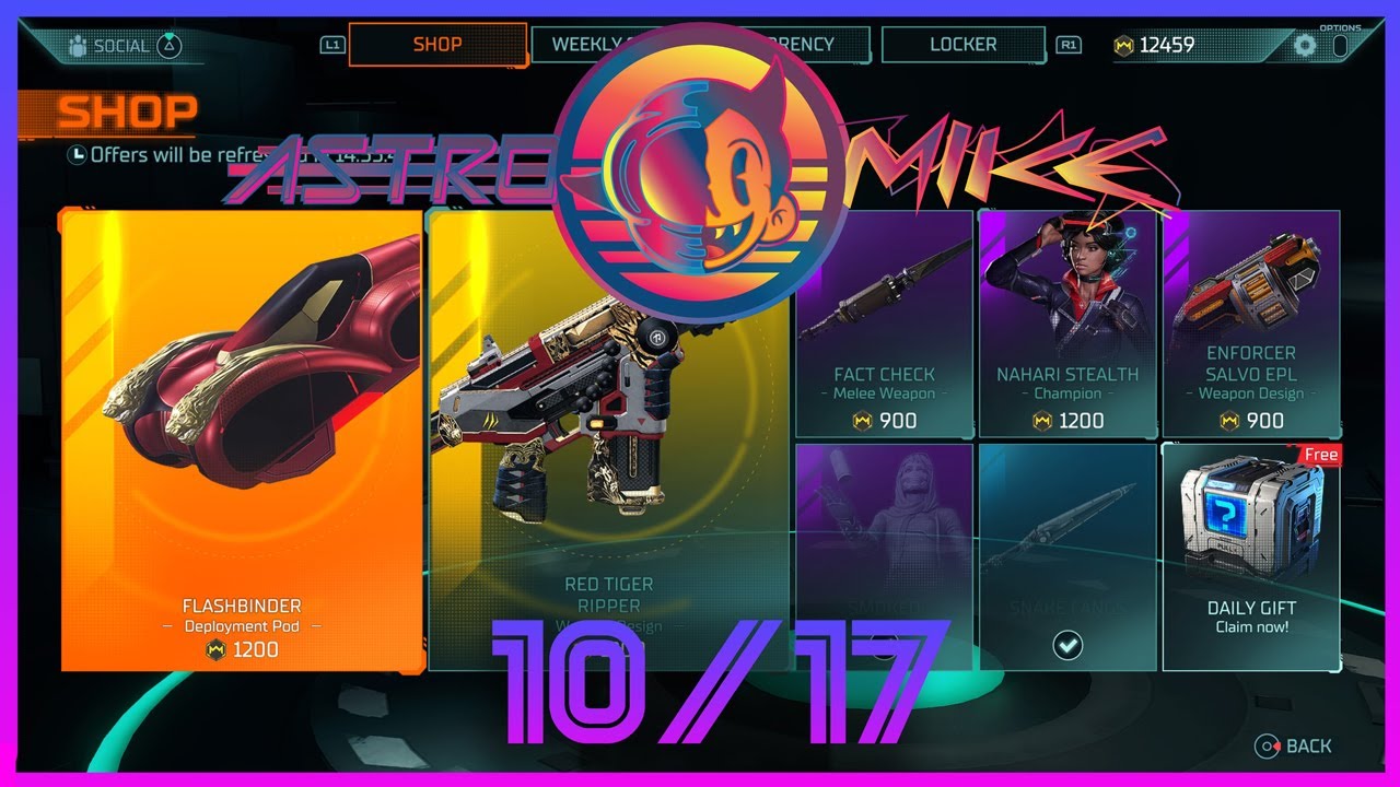 Hyper Scape: Item Shop (10/17) - YouTube