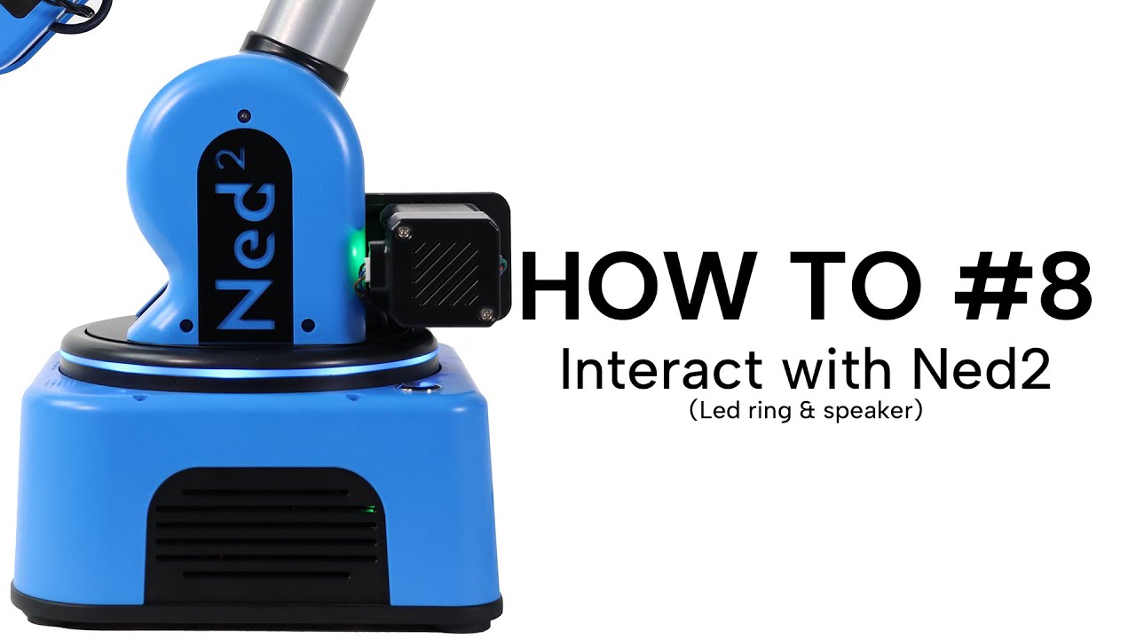 [HowTo #8] Interact with Ned2 - YouTube
