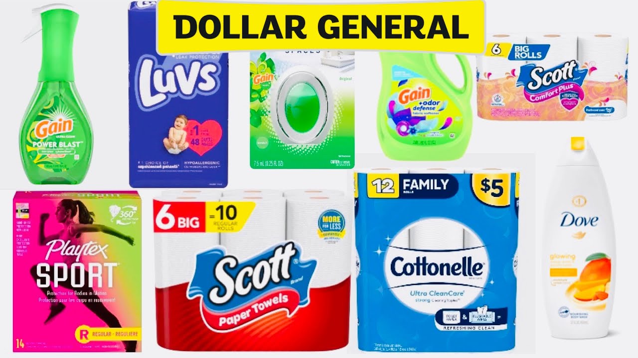 🔥Dollar General Cheap Digital and Paper Deals 😱🔥 Gain & Paper Deal ...