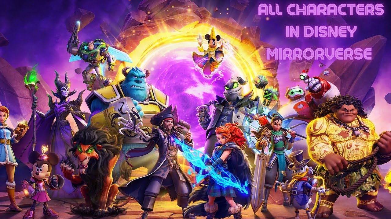 All characters in Disney Mirrorverse. - YouTube
