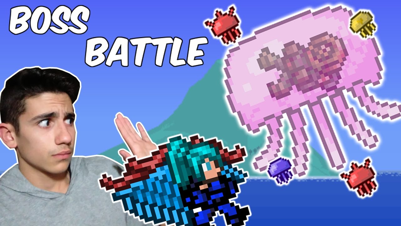 THE QUEEN JELLYFISH [BOSS BATTLE] -Terraria EXPERT SUMMONER- #10 - YouTube