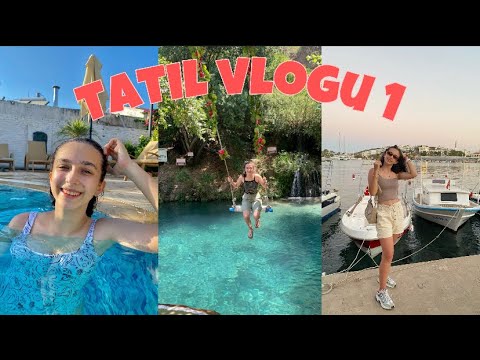 Datça tatili no1|otel oda turu iki günlük vlog Datça da nerelere gidilir?Can Yücel'in evi Eski Datça