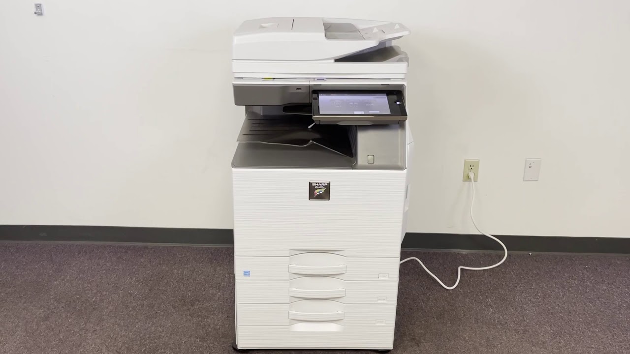 Sharp MX-4070v - YouTube