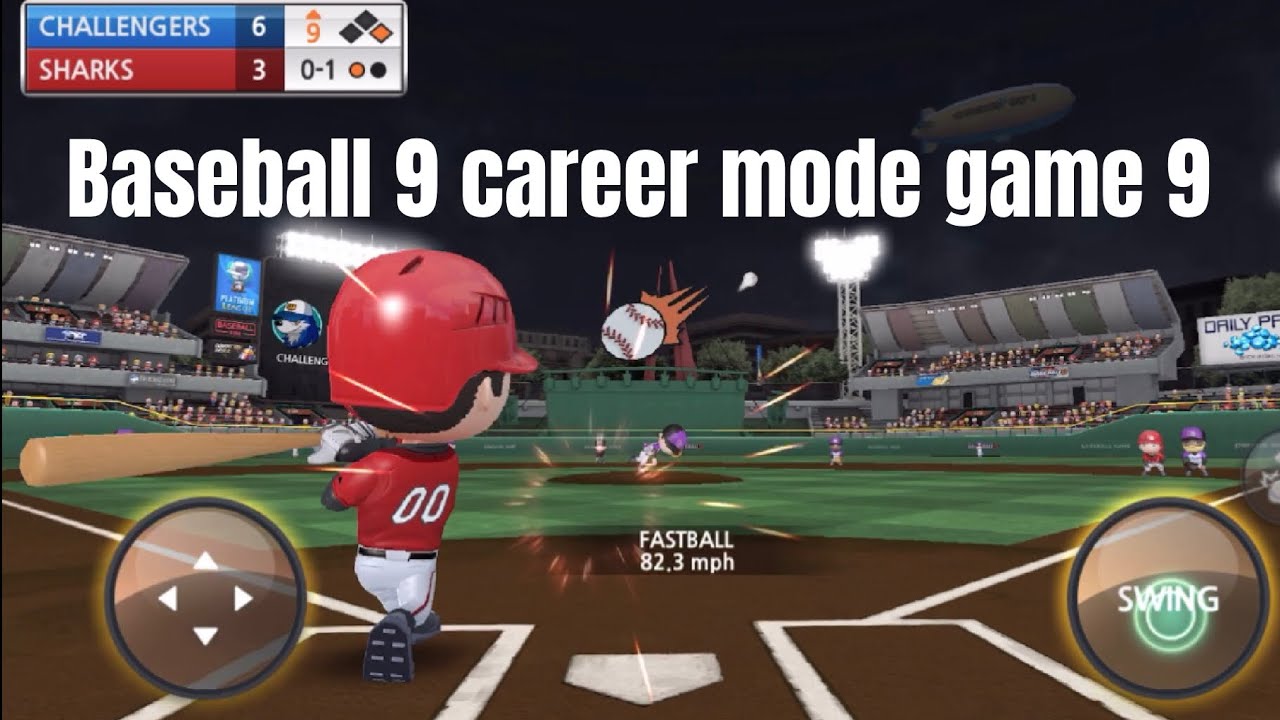 Baseball 9 career mode game #9 vs sharks - YouTube