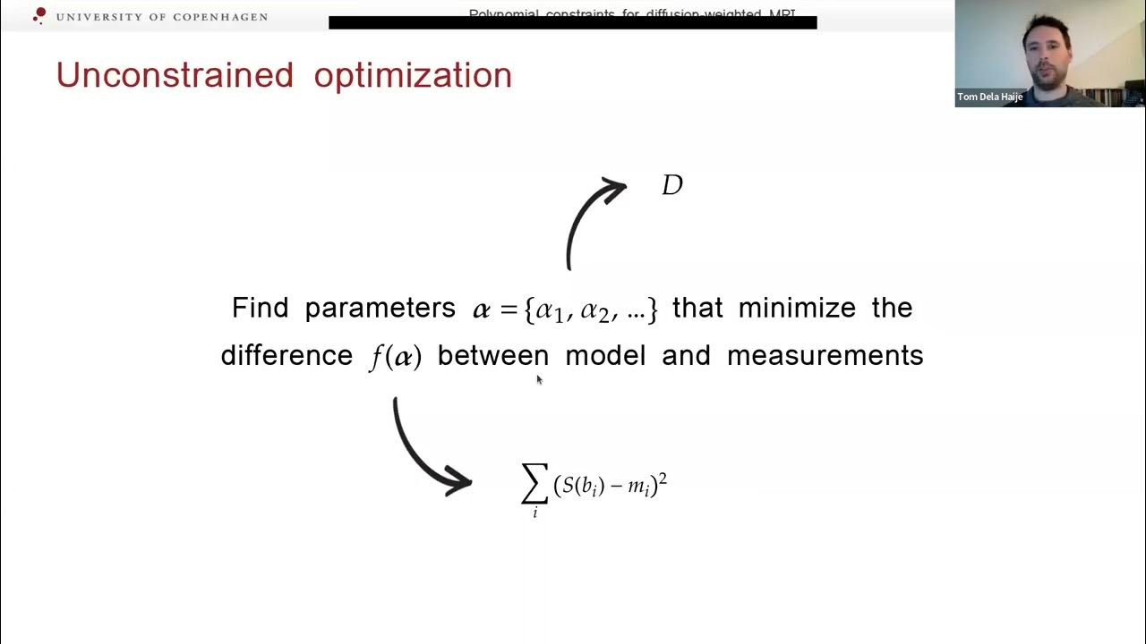Optimization constraints for dMRI - YouTube