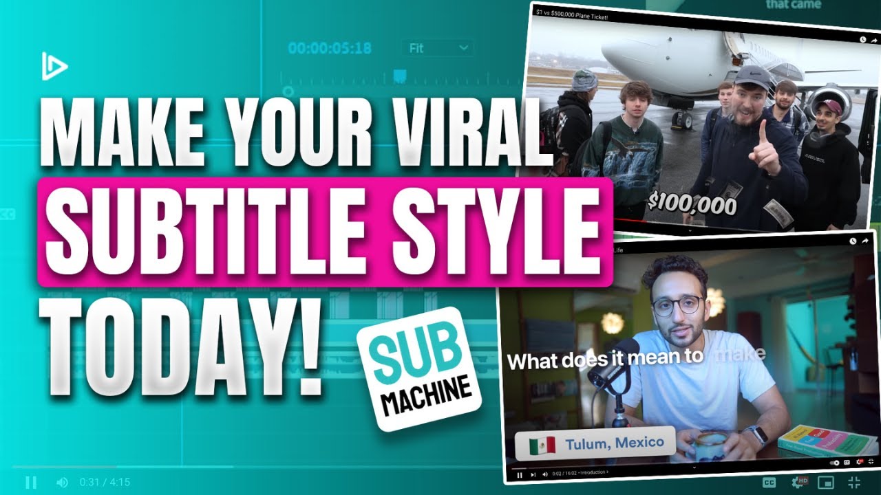 SubMachine: How to Customize Animated Subtitles With Premiere Pro - YouTube
