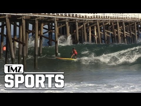 Laird Hamilton -- SHOOTS THE PIER ... Insane Surf Video | TMZ Sports ...