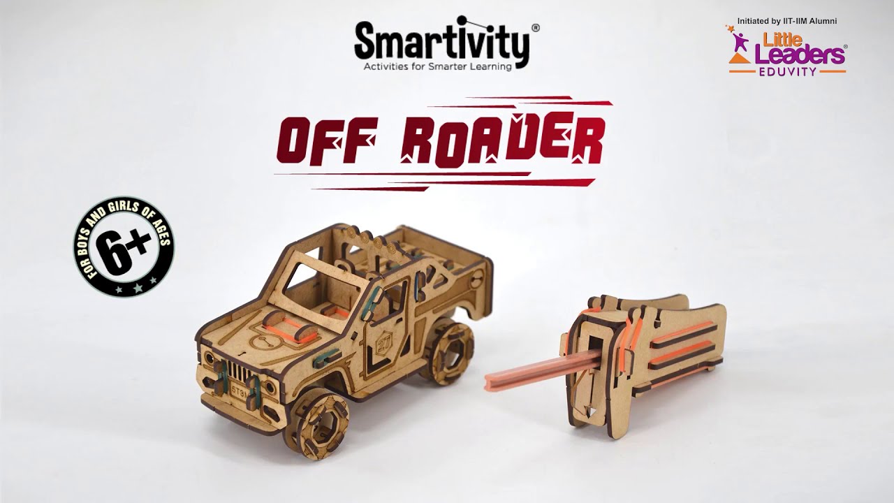 Smartivity Stem Wheels Mods Off-Roader Car | How to make Eduvity Videos ...