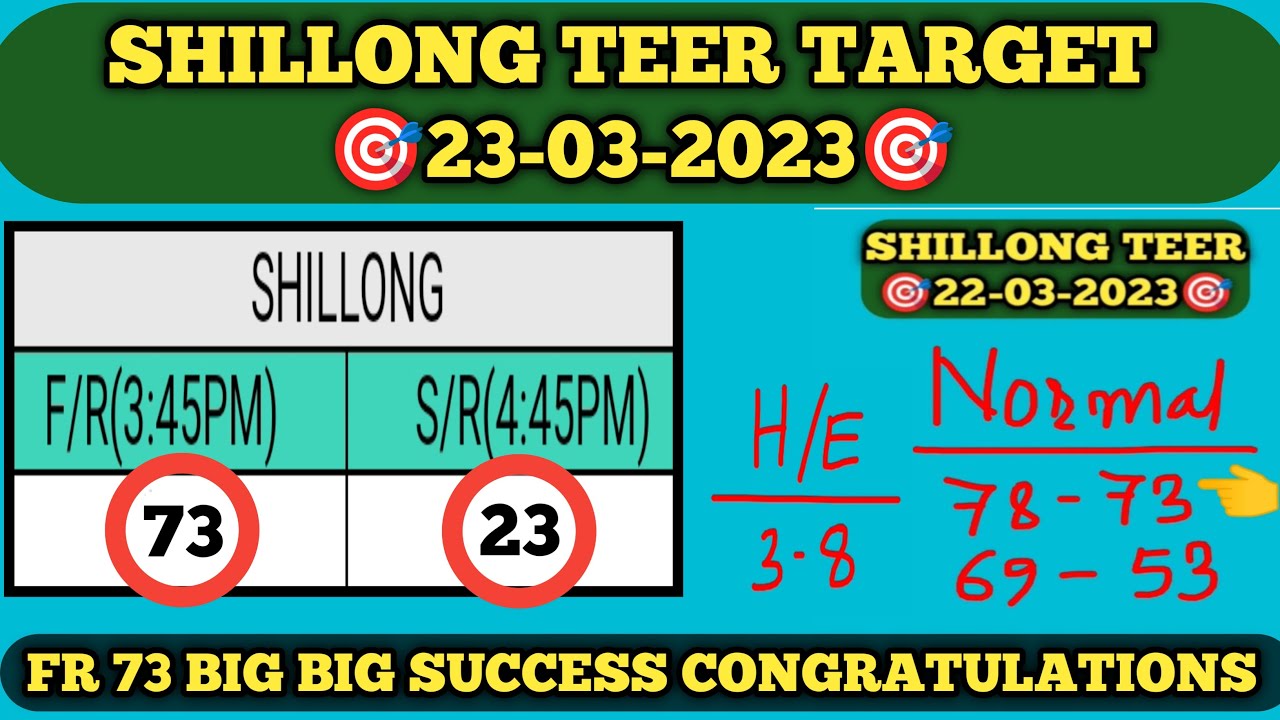 23 March 2023 Shillong teer target khasi hills archery sports institute ...