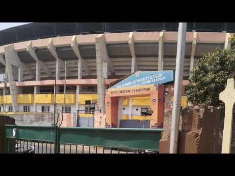 The Sportsauthority Of Goa Nehru Stadium In Live Criket Match 😱😱😱 - YouTube