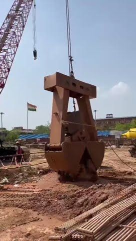 D-Wall grabbing by Mechanical grab - YouTube