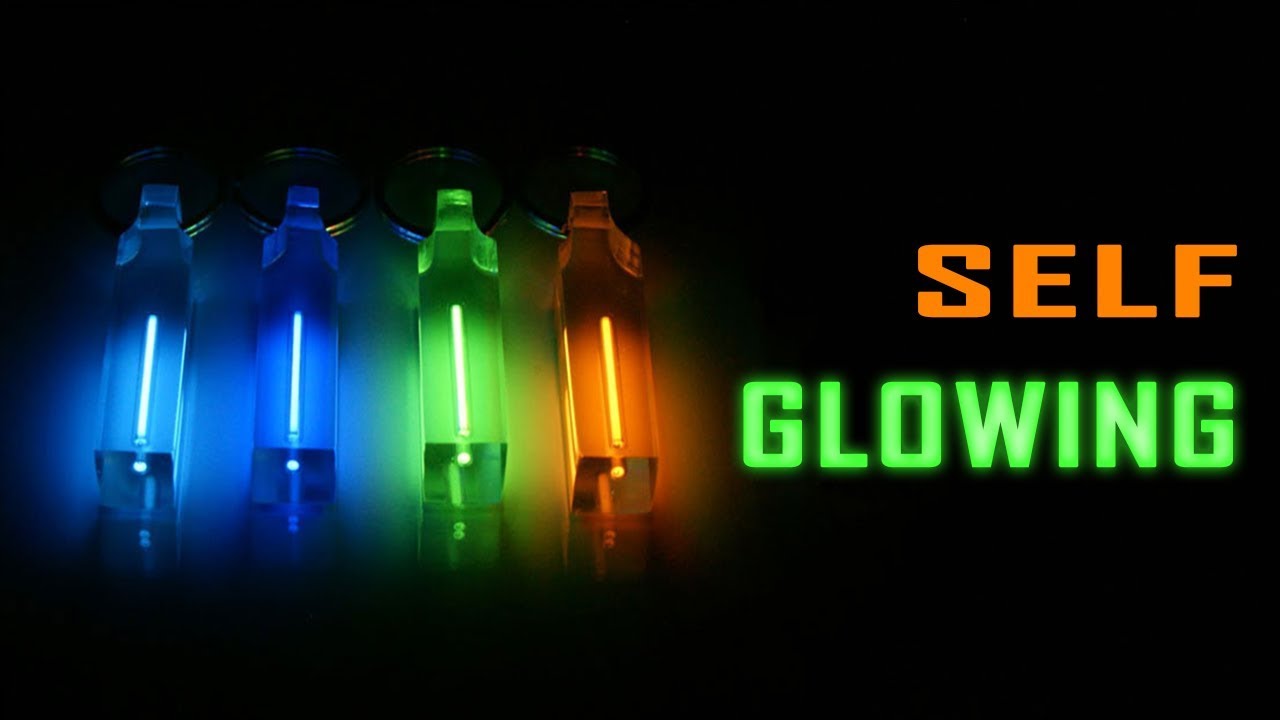Titanium Tritium Light Keychain Fluorescent Tube Emergency Light ...