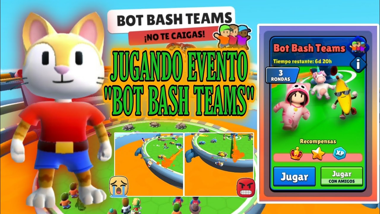 JUGANDO EVENTO "BOT BASH TEAMS" 👊😼 - YouTube