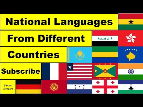 National languages from each Countries (F to L)Part 2 - YouTube
