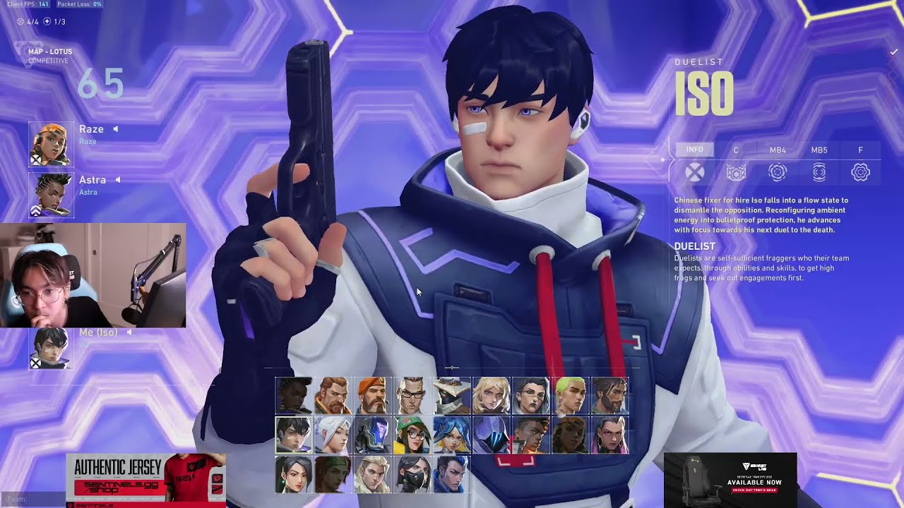 NEW AGENT ISO IS NEW TENZ MAIN? 25 ELIMS! LOTUS! [ VALORANT PRO REPLAYS ...