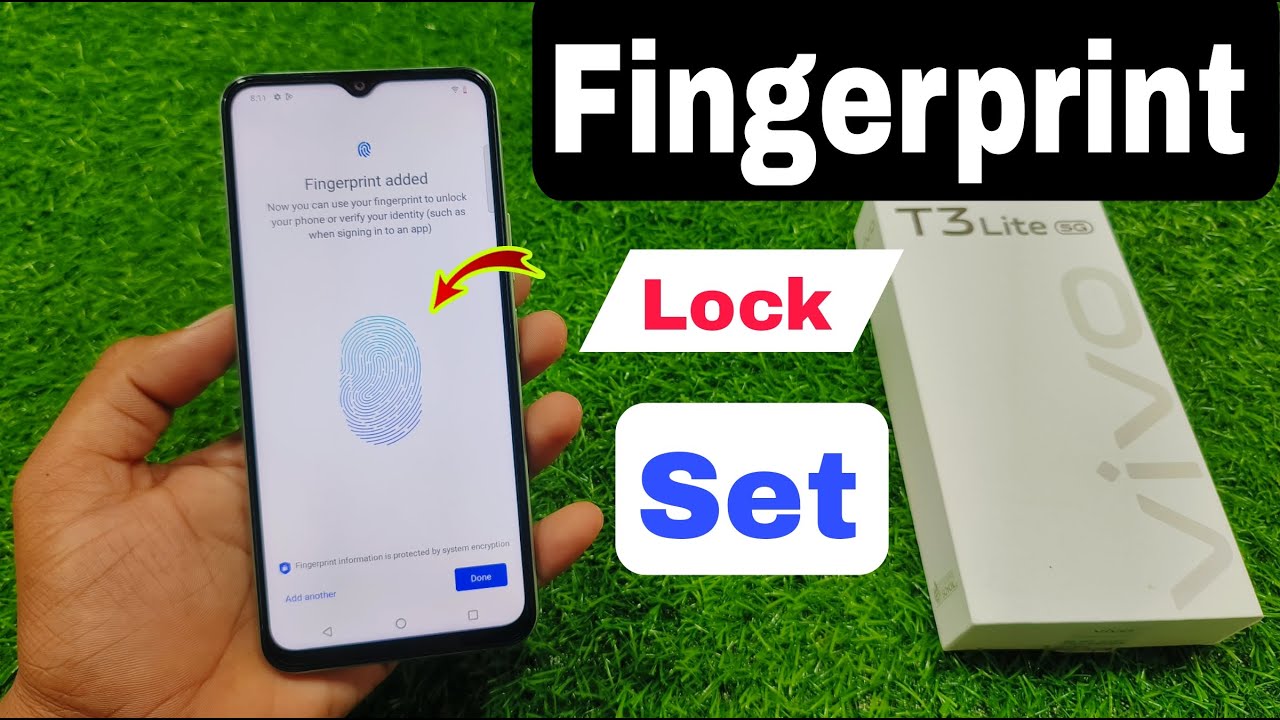 How To Set Fingerprint Lock in Vivo T3 Lite 5g | Vivo T3 Lite 5g ...