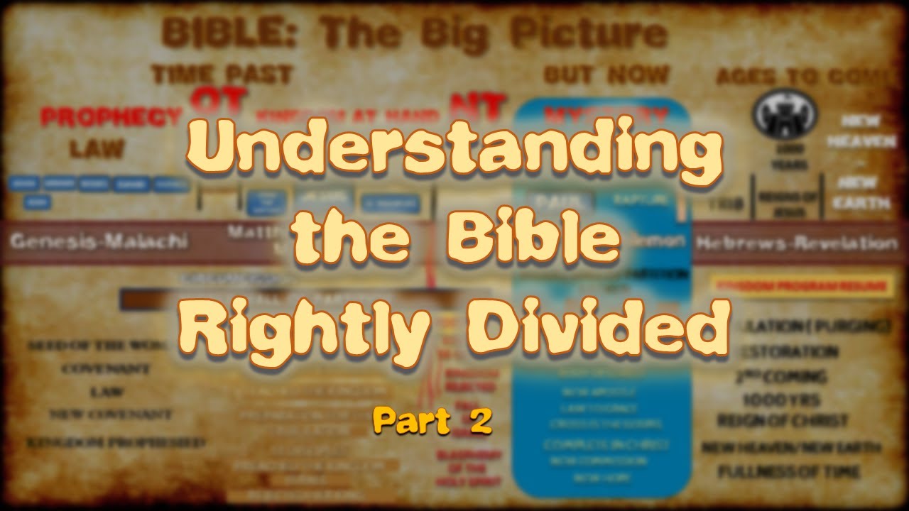 Vid #2 The Bible Rightly Divided Part 2 - YouTube