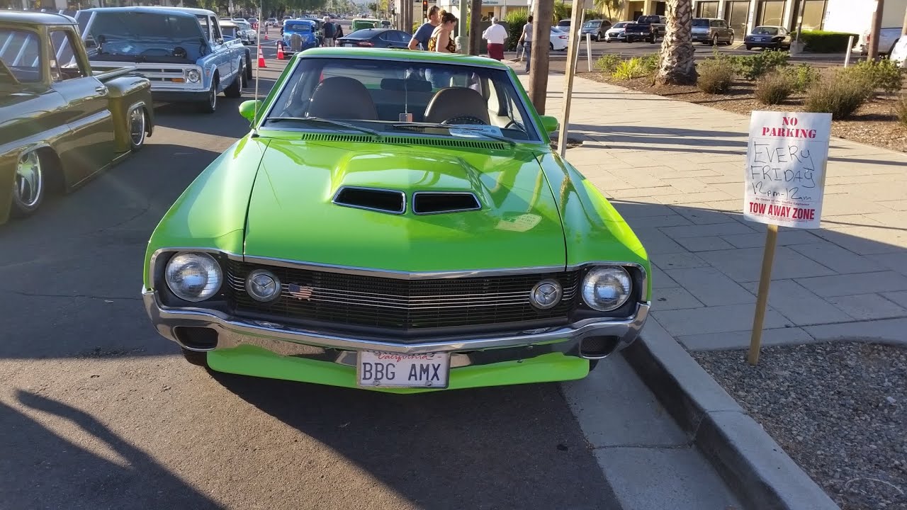1970 American Motors AMX 390 V8 325hp Go Pack Big Bad Green 70 AMC ...