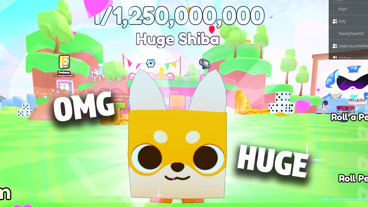 HUGE SHIBA Showcase in Pets GO (Pet RNG) - YouTube