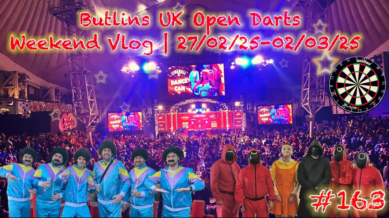 Butlins UK OPEN DARTS WEEKEND Vlog | 27/02/25-02/03/25 - YouTube