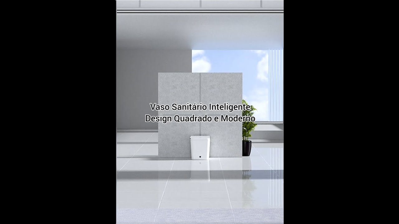 Vaso Sanitário Inteligente - Branco Quadrado | Lemon Brasil - YouTube