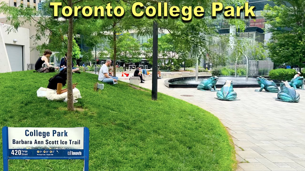 Toronto COLLEGE PARK Walk, Yonge and College Street | Canada - YouTube