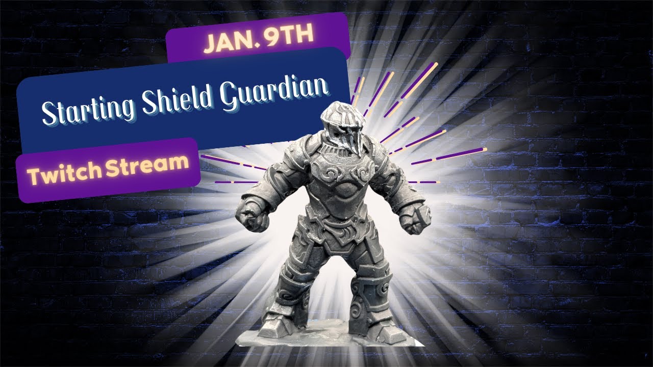 Painting Shield Guardian | Next Level Minis | #newmini - YouTube