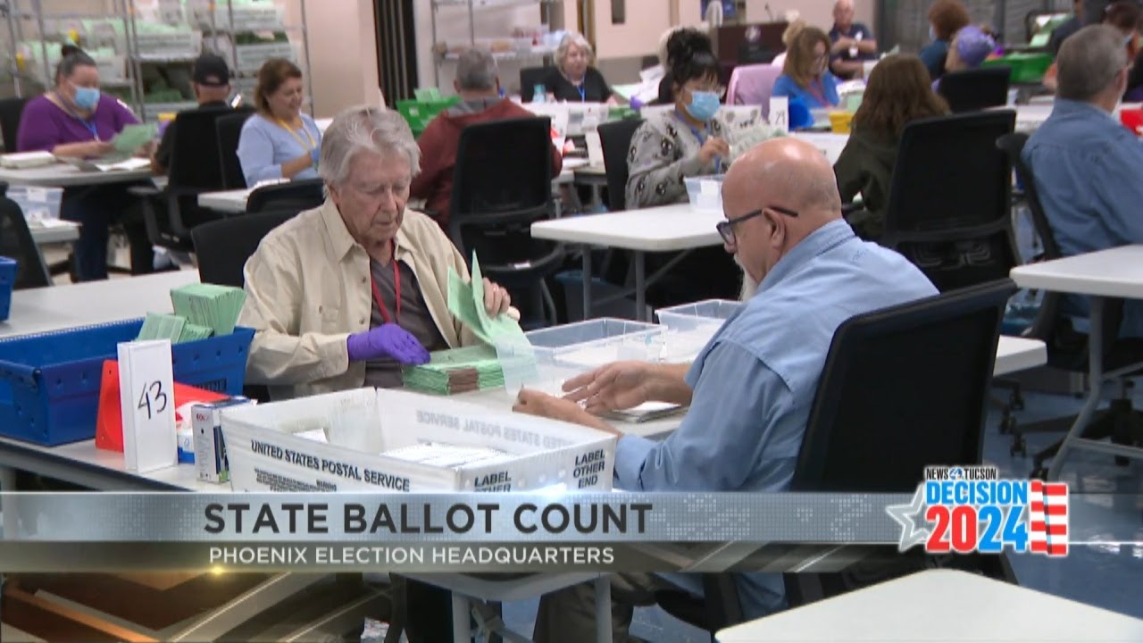 Bulk of our state's ballots will be counted tonight in Phoenix - YouTube