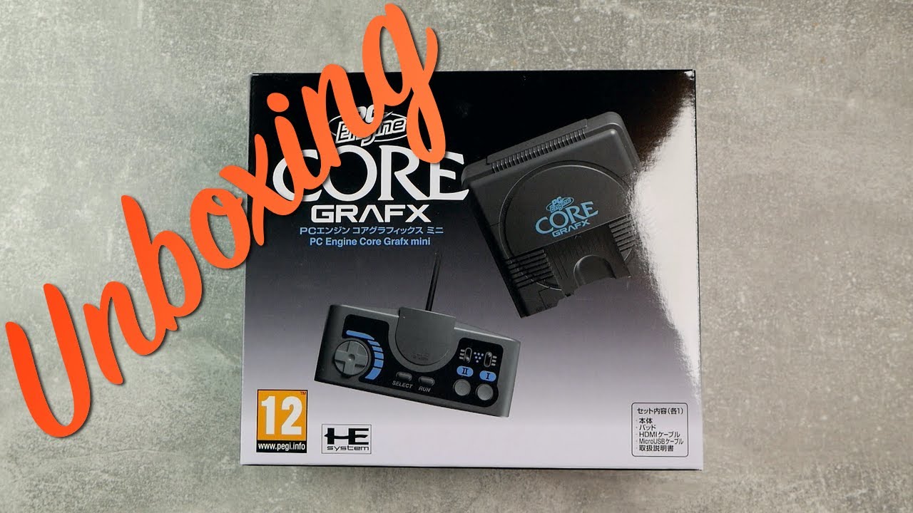 Unboxing PC Engine Core GRAFX Mini - YouTube