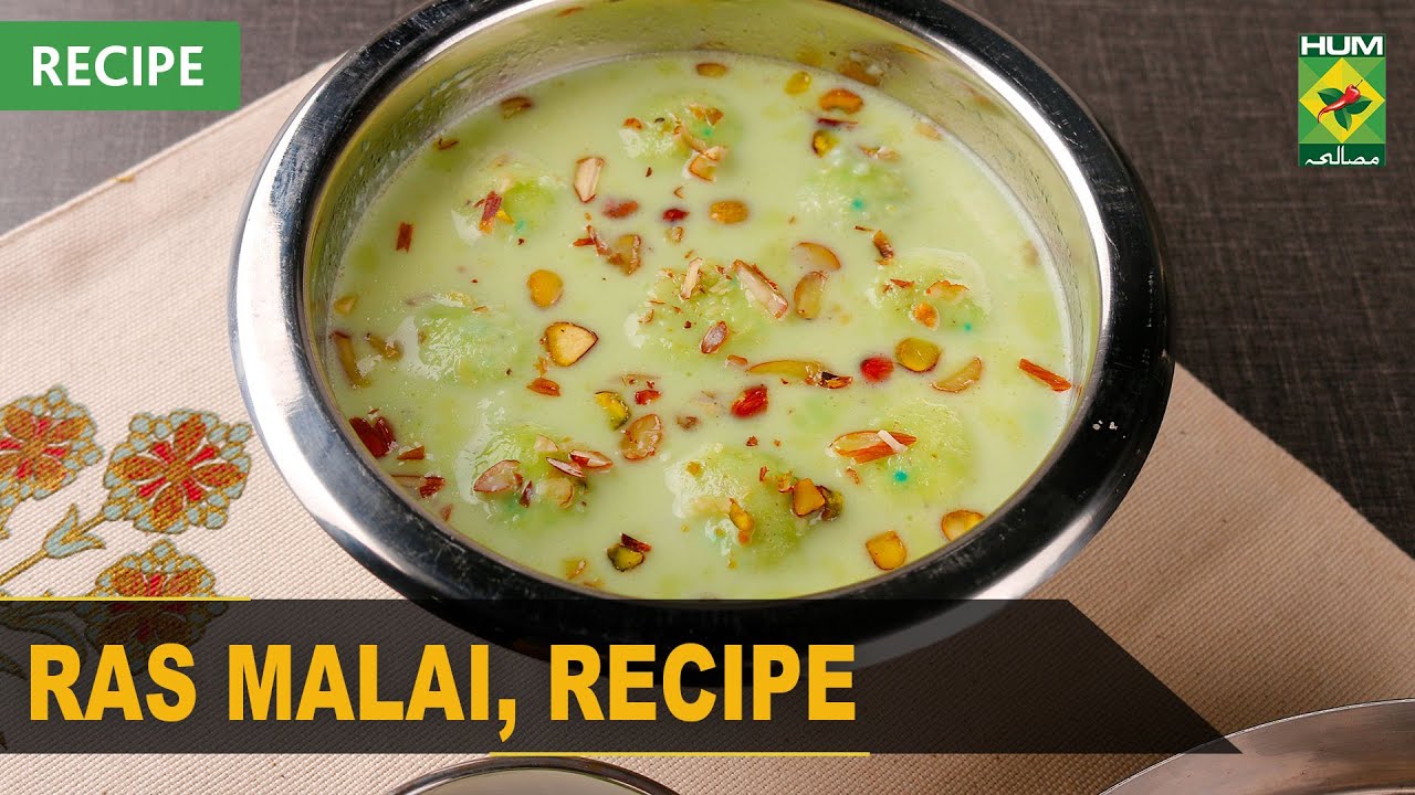 Ras Malai Recipe | Tarka | Rida Aftab | 19 October 2022 | Masala Tv ...