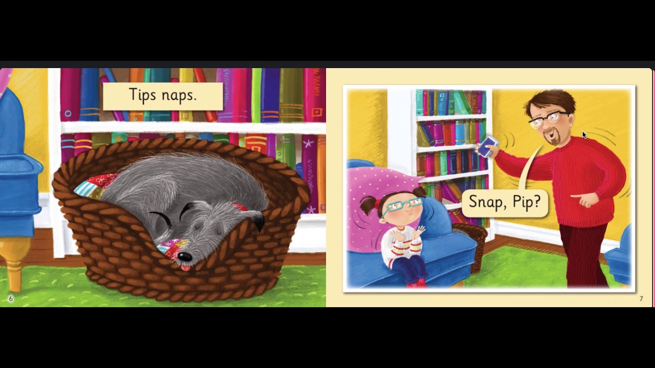 Ms Harnett reading "Snap" Jolly Phonics book - YouTube