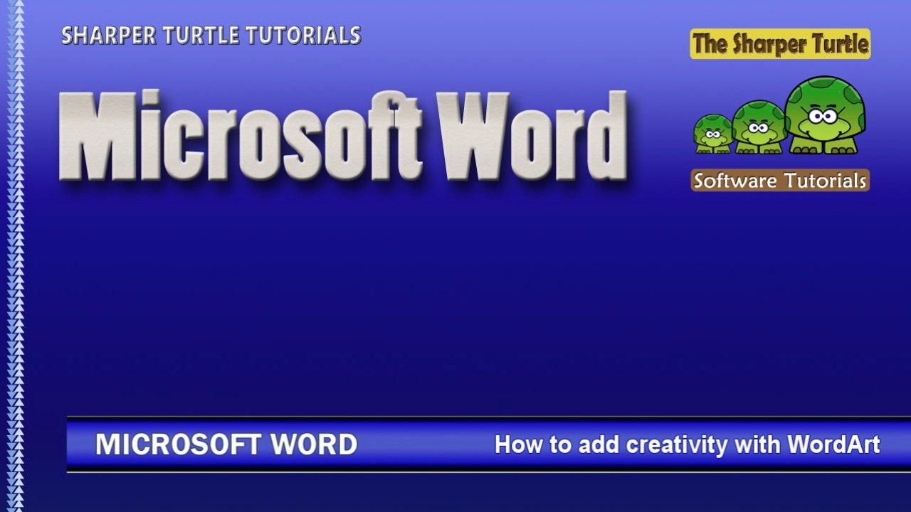 Microsoft Word - How to add creativity with WordArt - YouTube