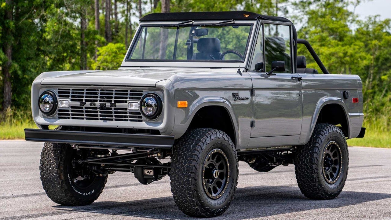 1974 Ford Bronco Velocity Black Out Package Walk-around Video - YouTube